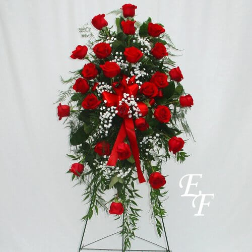 24 Rose Standing Spray EF 202-1 - Essex Florist